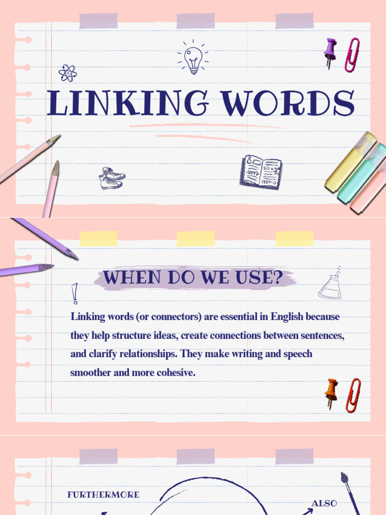 Linking Words Class - B2 - Student Version | PDF | Self Help