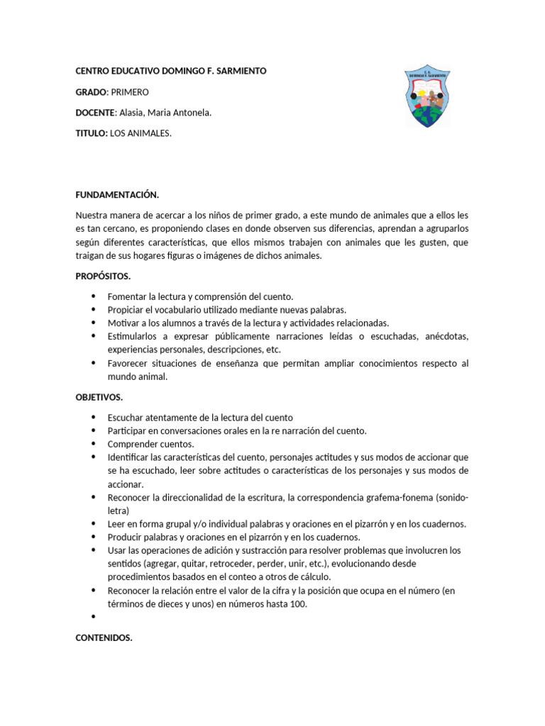 Secuencia Didáctica sobre Animales | PDF | Pluma | Aves