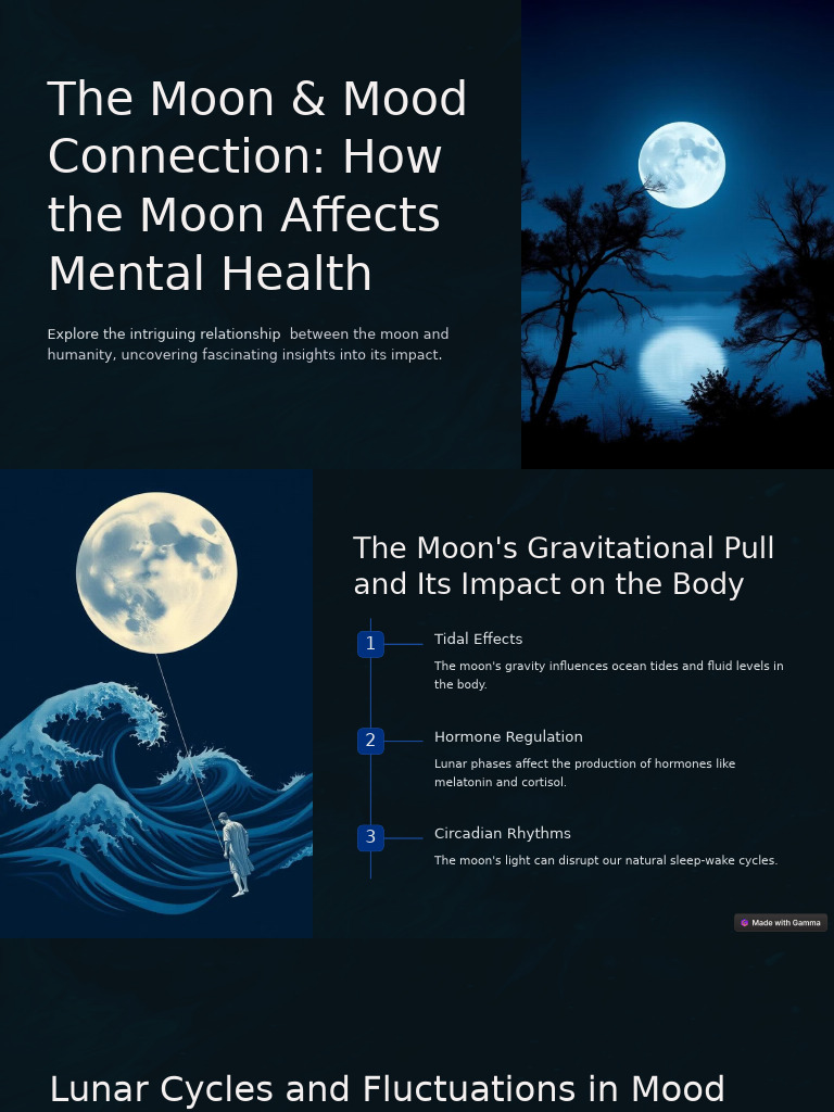 The Moon and Mood Connection How The Moon Affects Mental Health | PDF