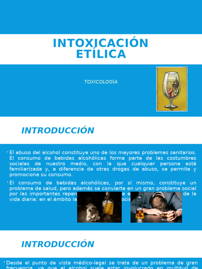 Intoxicación Por Alcohol Etílico | PDF | Etanol | Bebidas alcohólicas