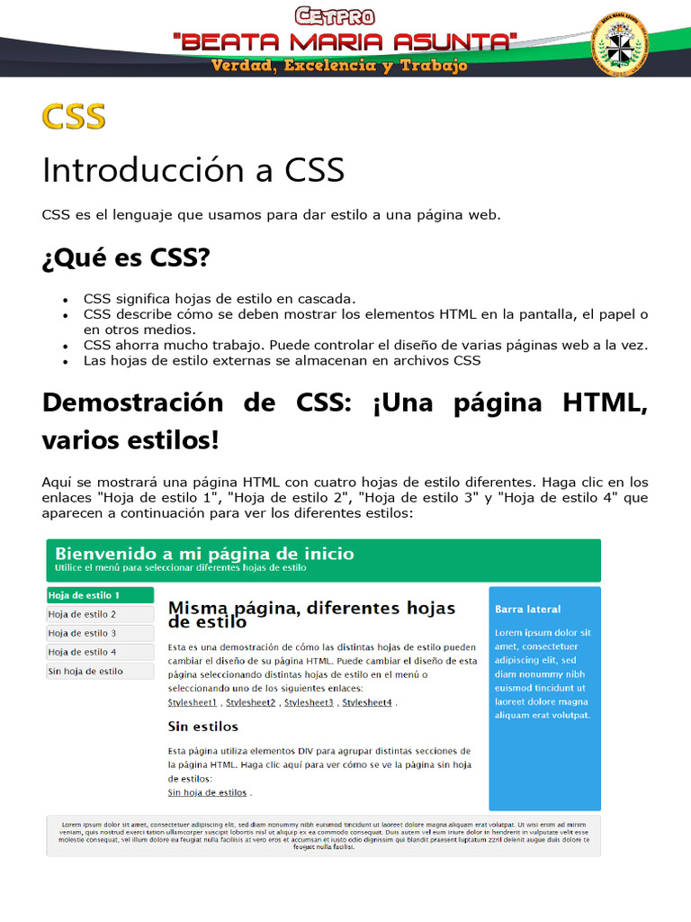 Clase 19 - CSS | PDF | HTML | Arquitectura de sistemas