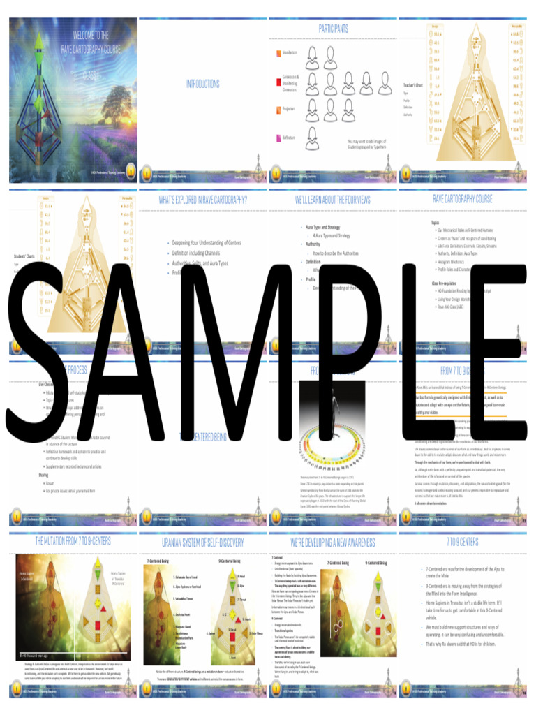 Rave Cartography Master Slides Sample Thumbnails | PDF