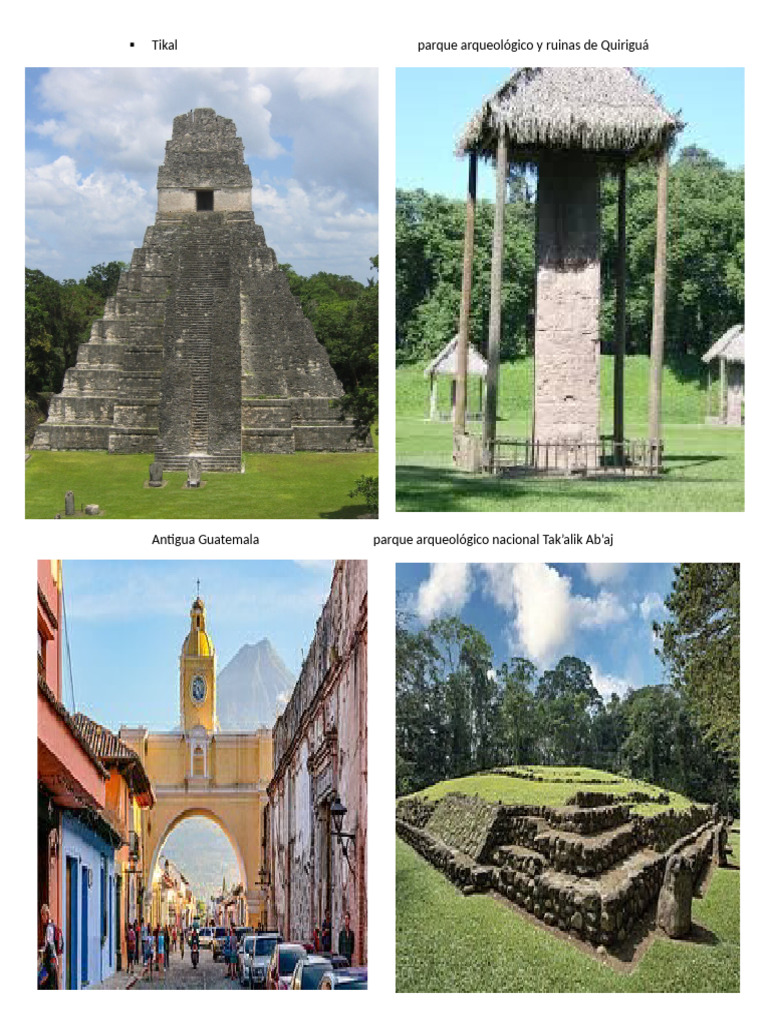 Patrimonio Cultural de Guatemala | PDF