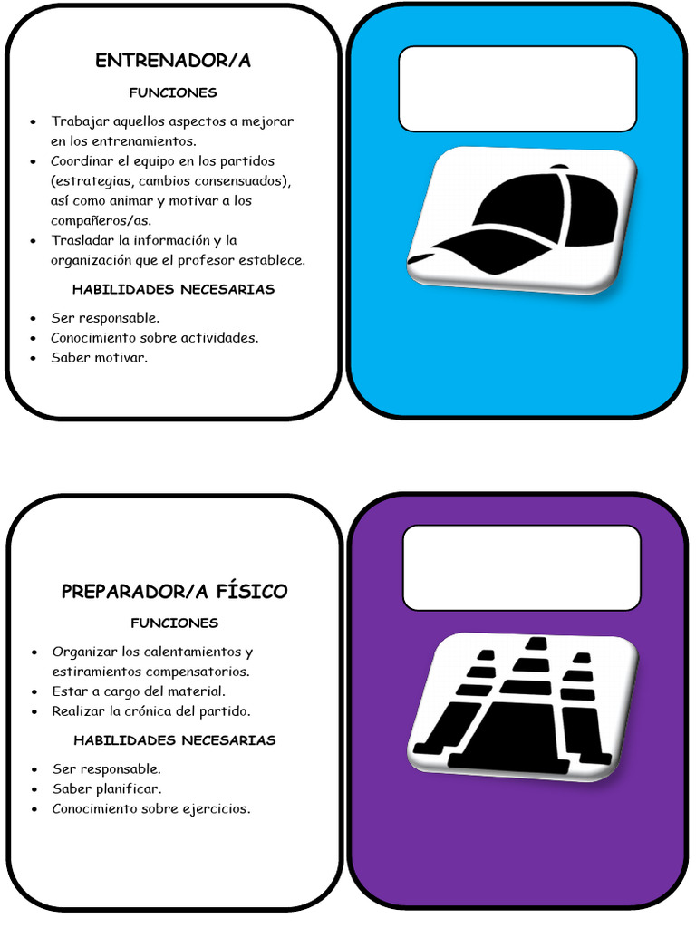 Roles Tarjetas | PDF