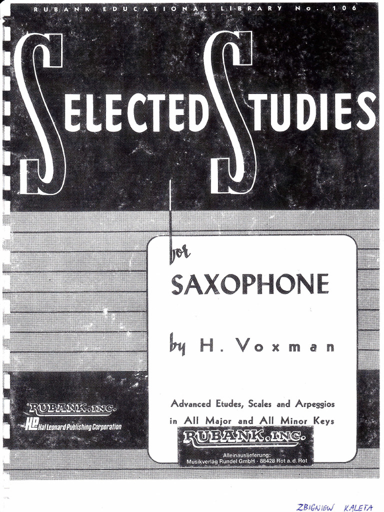 VOXMAN - Selected Studies | PDF | Musical Instruments | Music Production