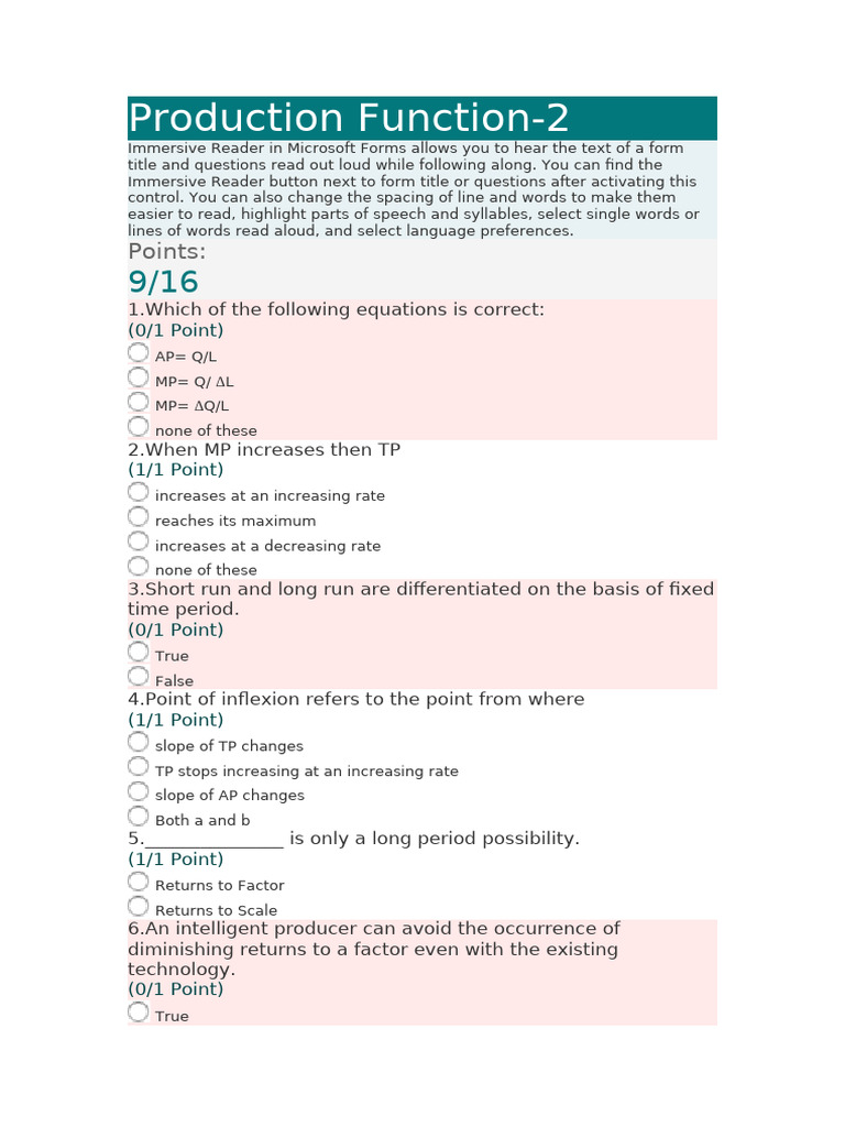 Production Function 22 | PDF | Production Function | Economics