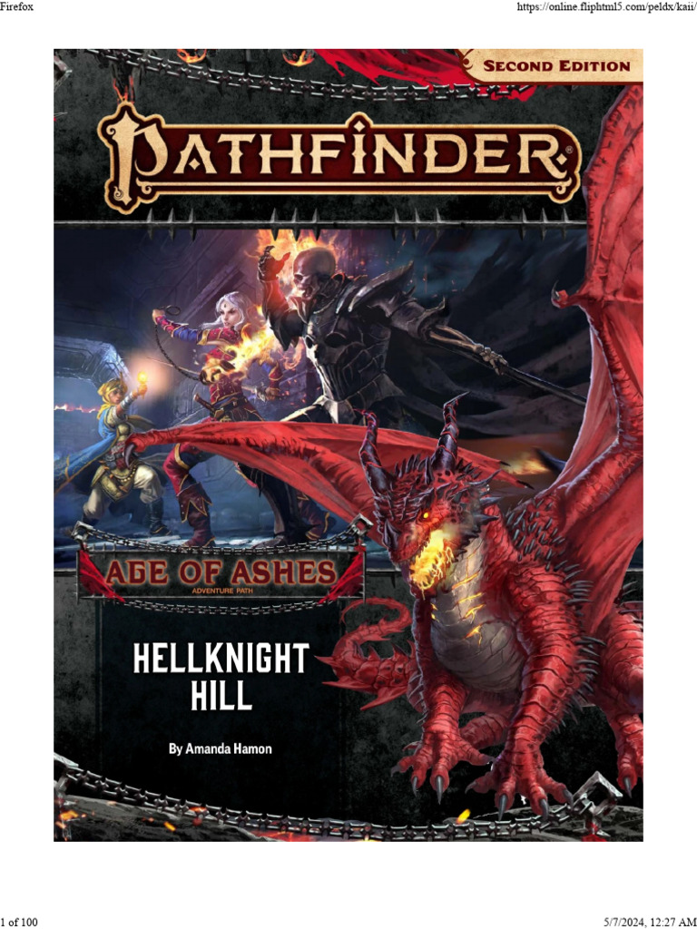 Age of Ashes 1 - Hellknight Hill | PDF