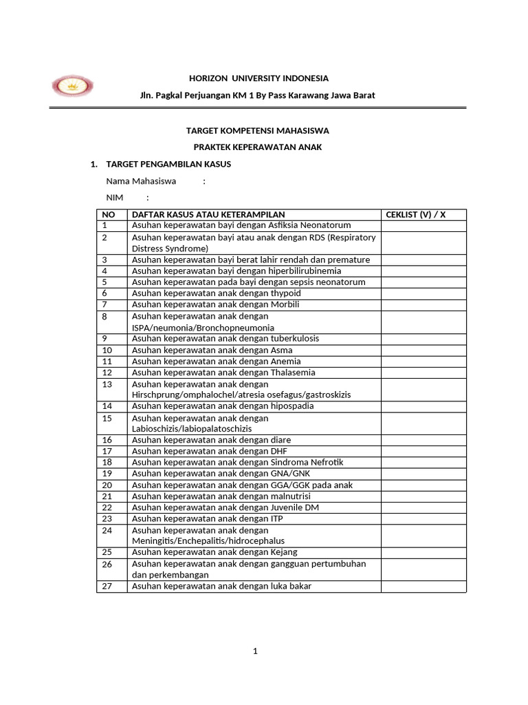 TARGET CAPAIAN KASUS | PDF