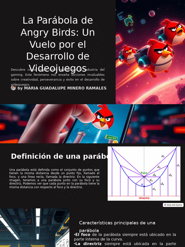 Parábola en Angry Birds: Innovación y Éxito | PDF | Geometria clasica ...