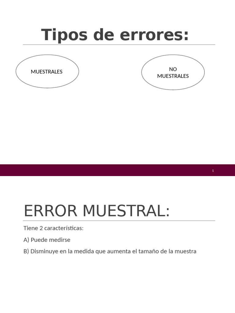 Tipos de Error | PDF