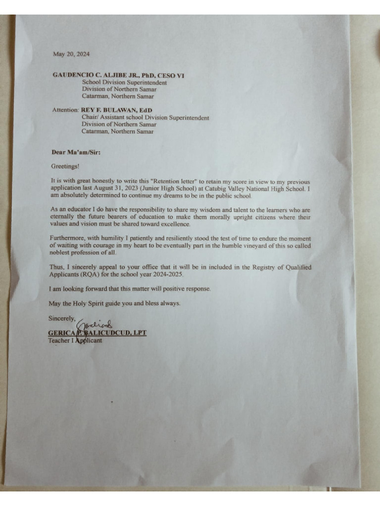 Balicudcud, Gerica P. (Retention PDF | PDF