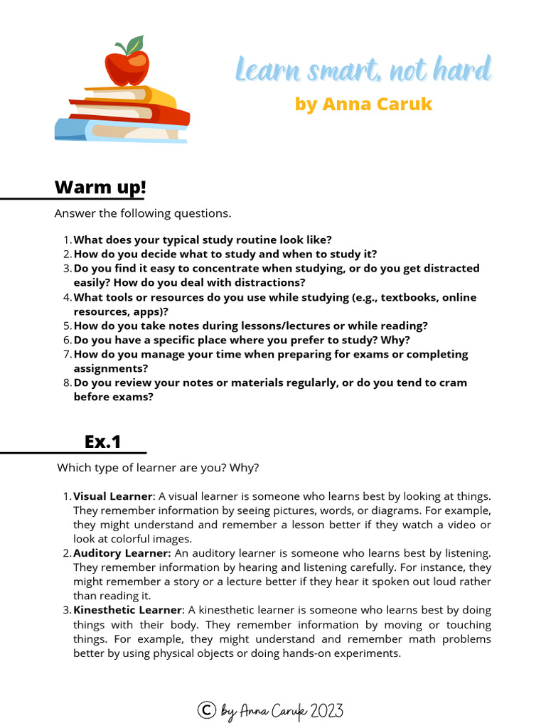 Learn Smart, Not Hard B1B1+ TV | PDF | Learning | Mindfulness