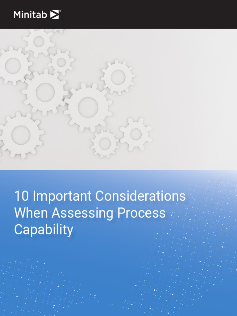 Assessing Process Capability: Key Factors | PDF | P Value | Outlier