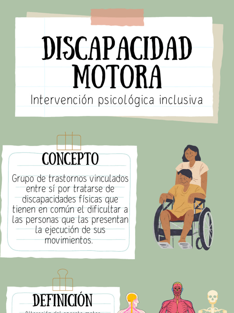 Intervención en Discapacidad Motora | PDF | Parálisis cerebral | Cerebro