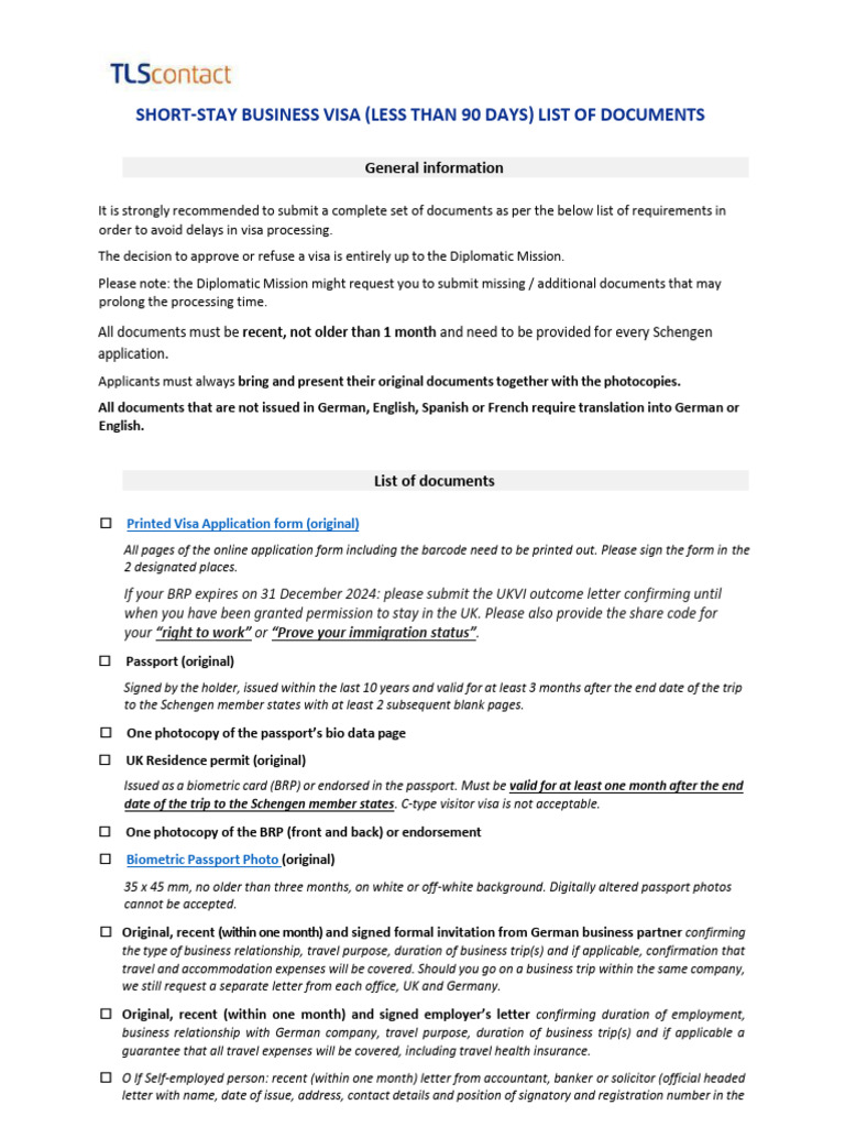 Visa - Type - Document - Business 3 | PDF | Travel Visa | Passport