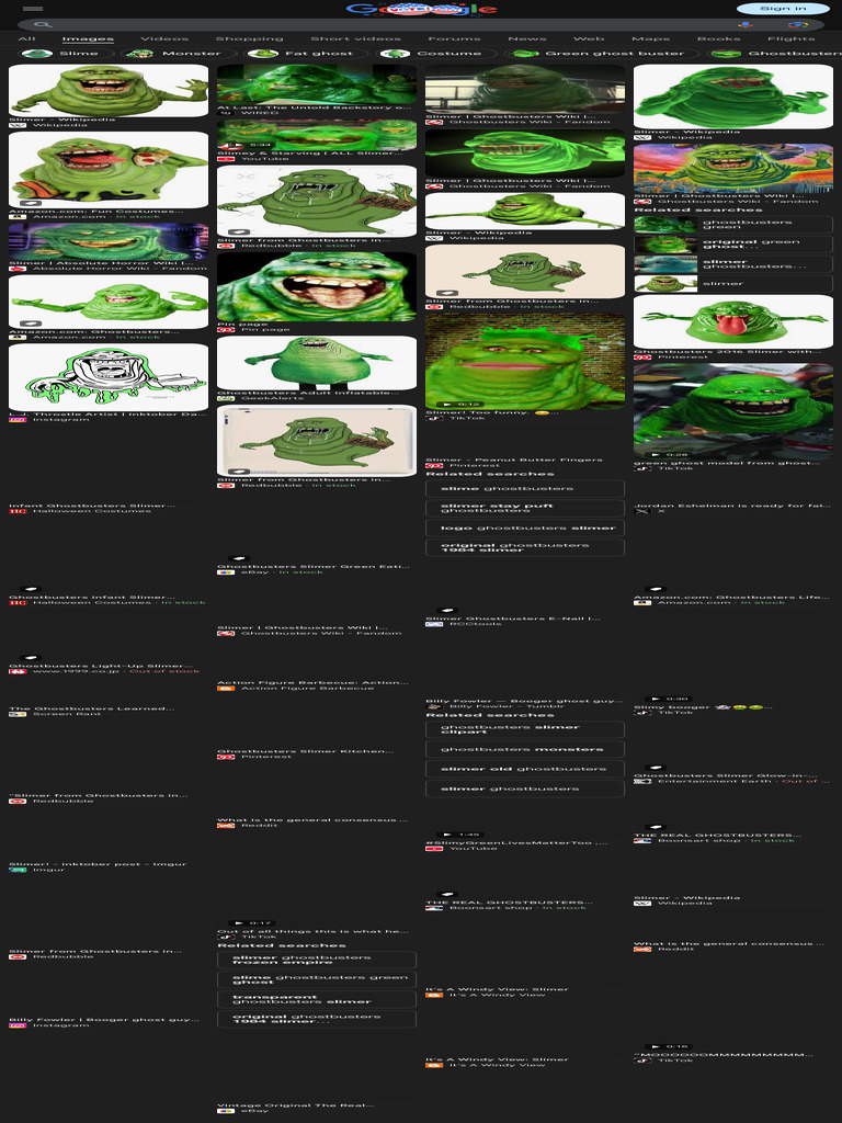 Green Booger From Ghostbusters - Google Search | PDF