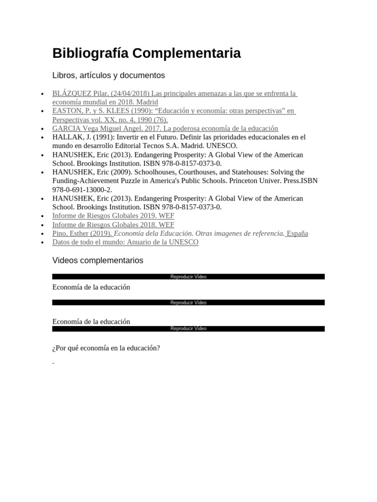 Bibliografía Complementaria | PDF | Política