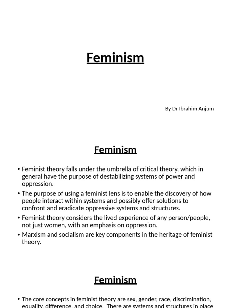 Lec-5 Slides IR Theories - Feminism | PDF | Gender Studies | Feminism