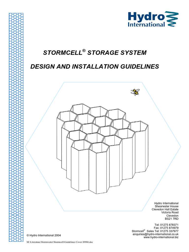 Stormcell Design and Installation | PDF | Storm Drain | Pipe (Fluid Conveyance)
