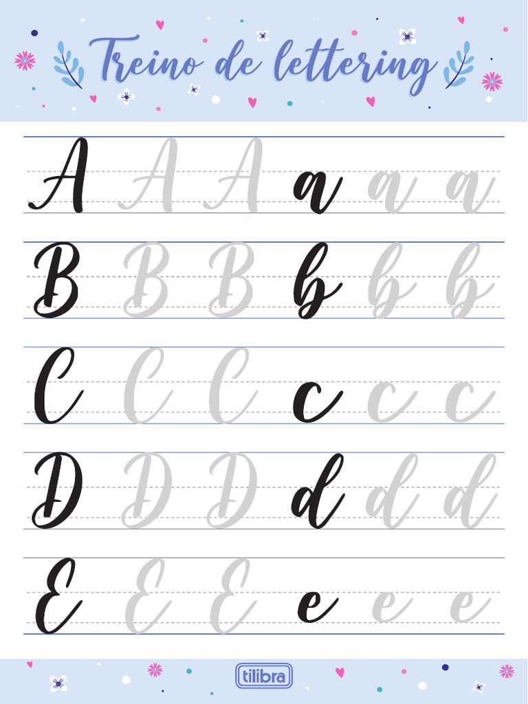 Treino de Lettering | PDF | Estilo de vida