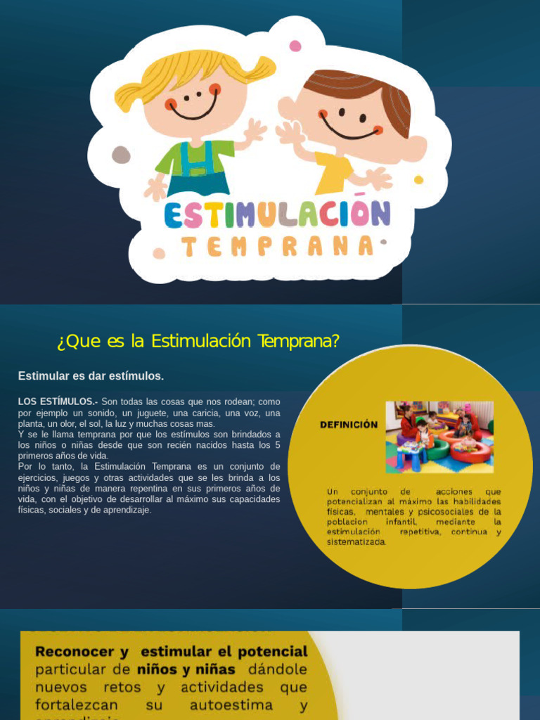 Estimulación Temprana. 2 | PDF | Pensamiento | Conceptos psicologicos
