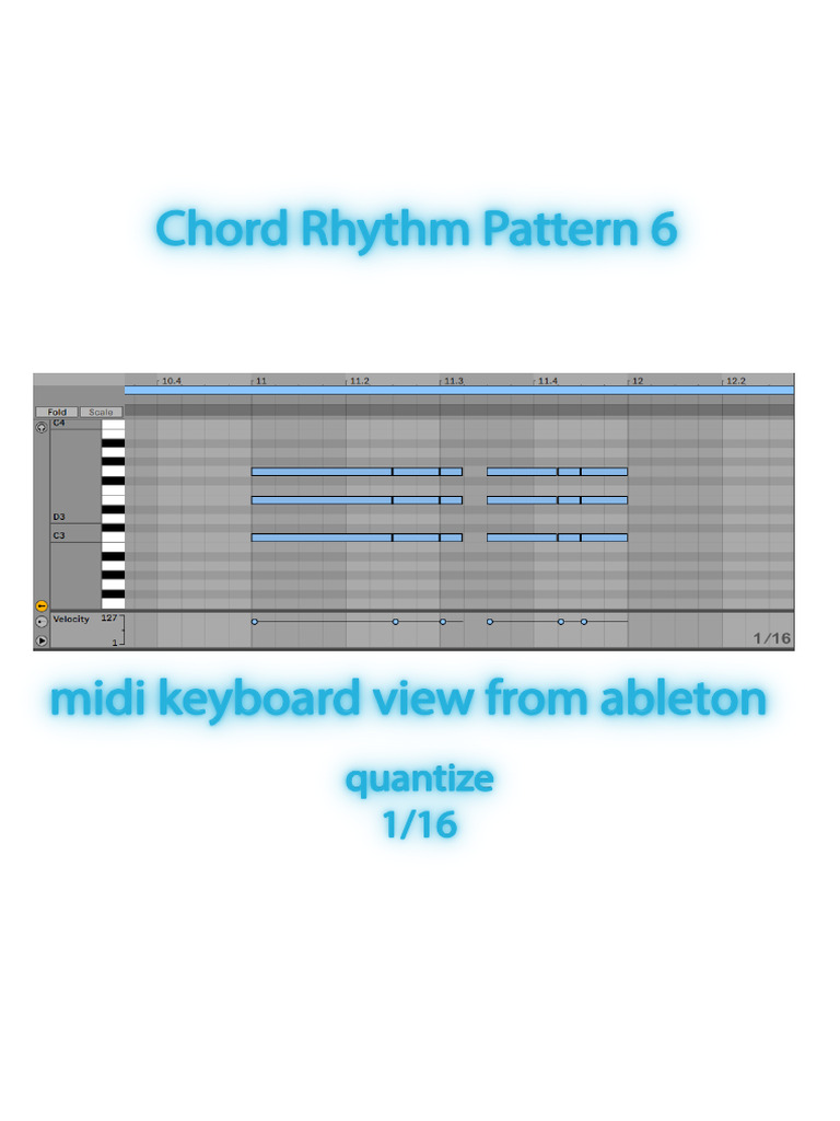 Chord Rhythm Pattern6 | PDF