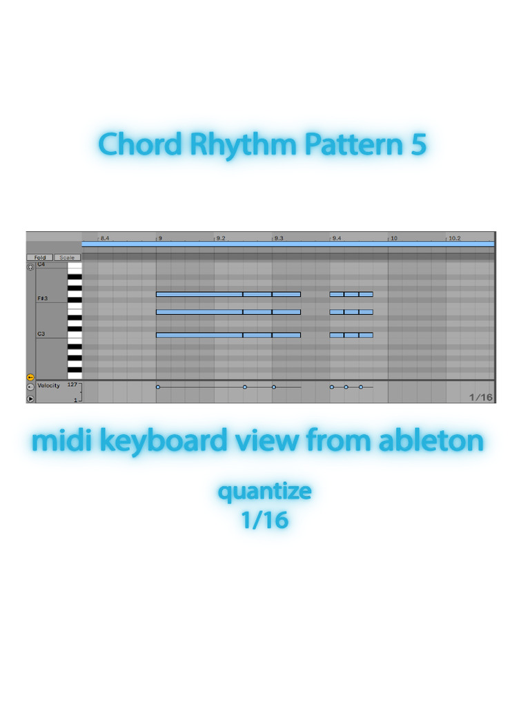 Chord Rhythm Pattern5 | PDF
