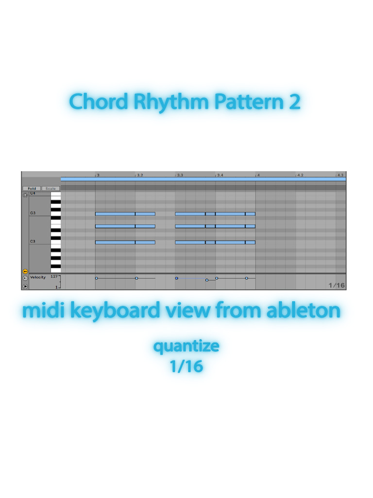 Chord Rhythm Pattern2 | PDF