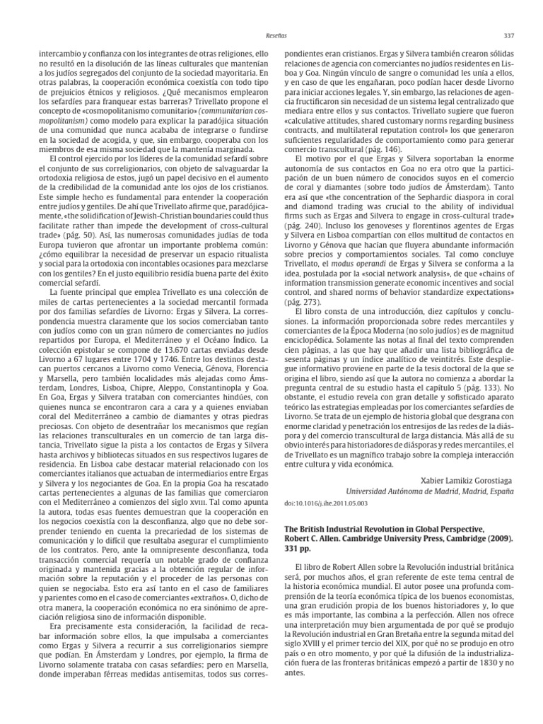 La Revolución Industrial Británica | PDF | Revolución industrial | Era ...