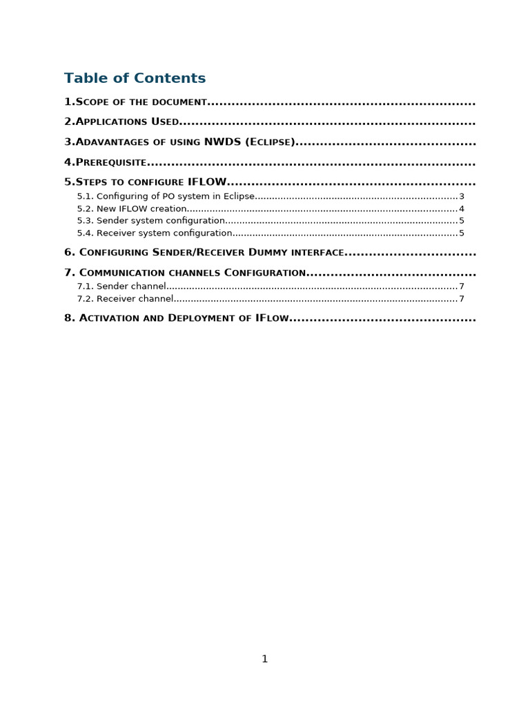 SAP NWDS IFlow Configuration Guide | PDF | Eclipse (Software ...