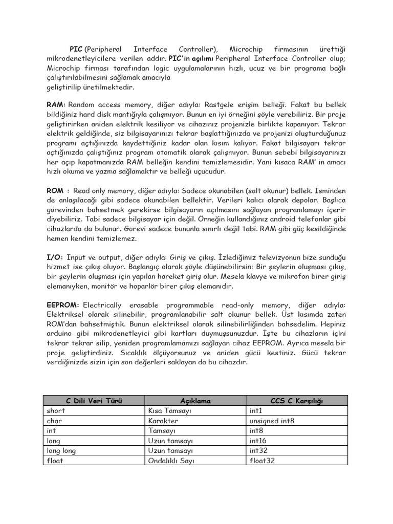 C Ve CCS C.docx - Google Dokümanlar | PDF