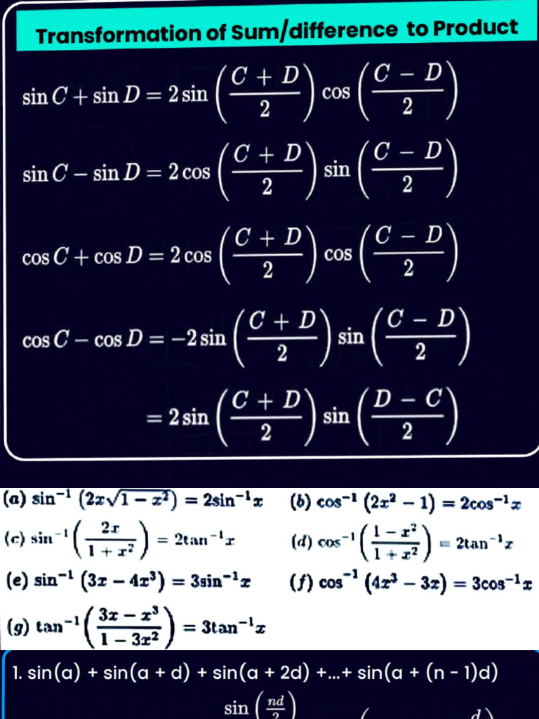 Arvind Kalia Trigo Formula | PDF | Geometric Measurement | Euclidean ...