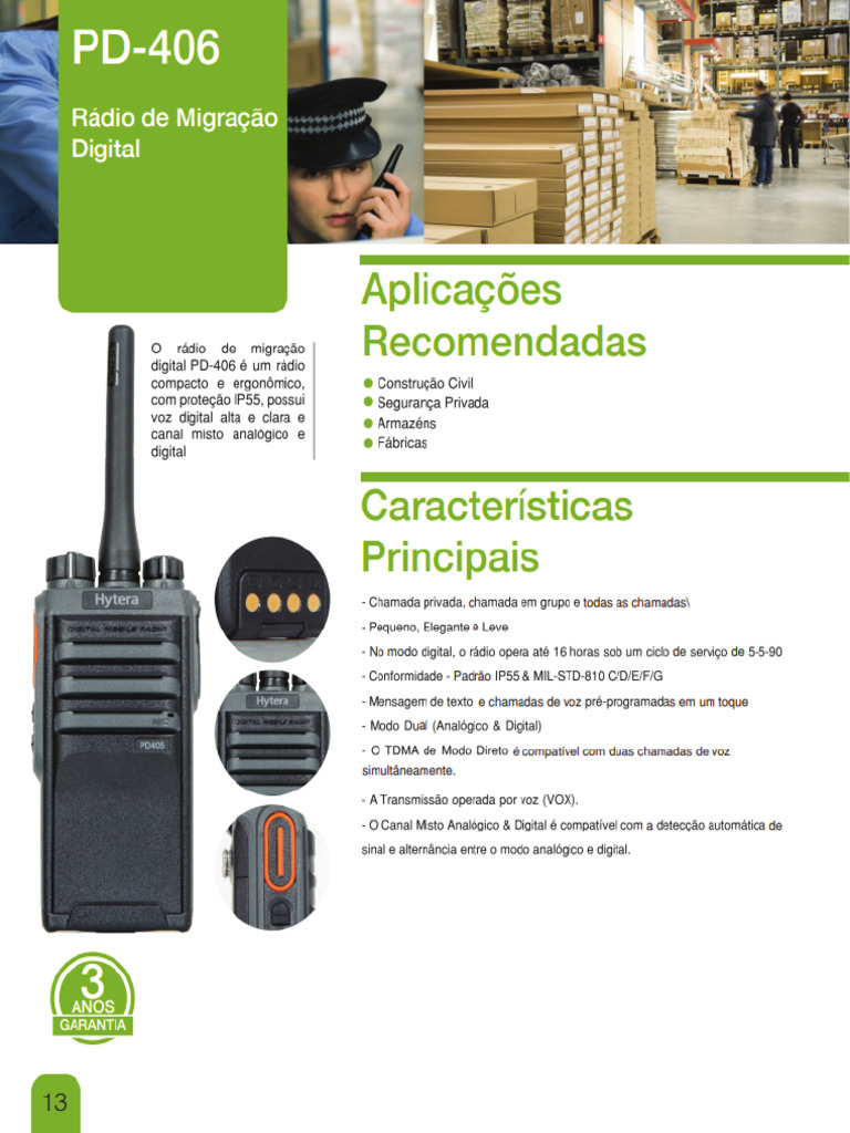 Radios Hytera Pd406 | PDF