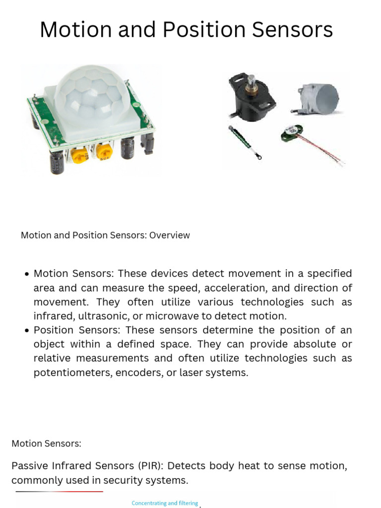 Motion Sensor | PDF