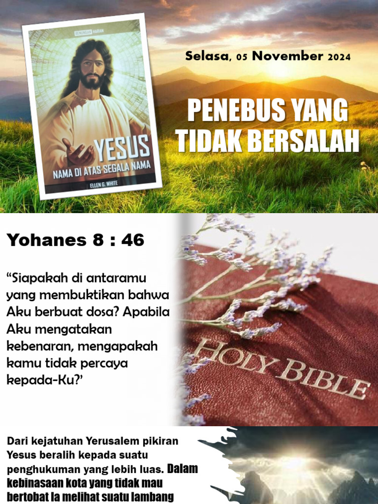 Penebus Tak Bersalah: Kesedihan di Golgota | PDF | Dewasa Muda