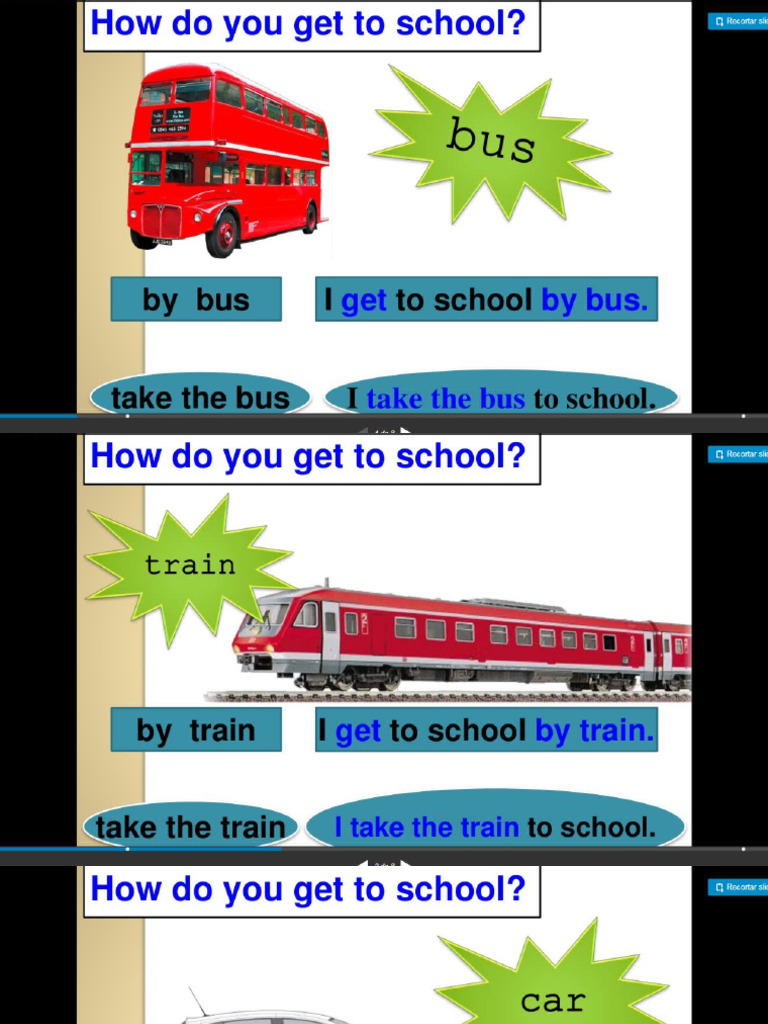 How Do Get To School | PDF
