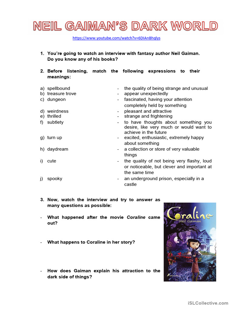 Neil Gaiman Interview Insights | PDF