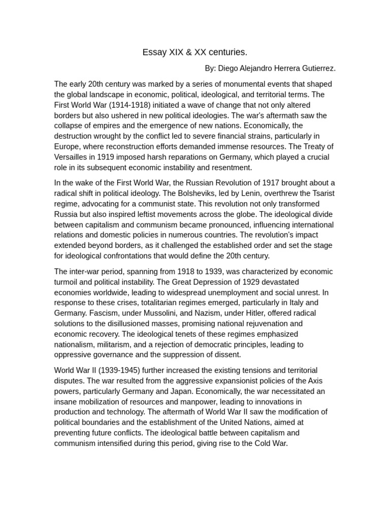 Essay XIX & XX | PDF | Communism | Nationalism