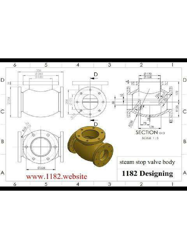 How to make a steam stop valve body_ Boiler Mounting and Accessories ...
