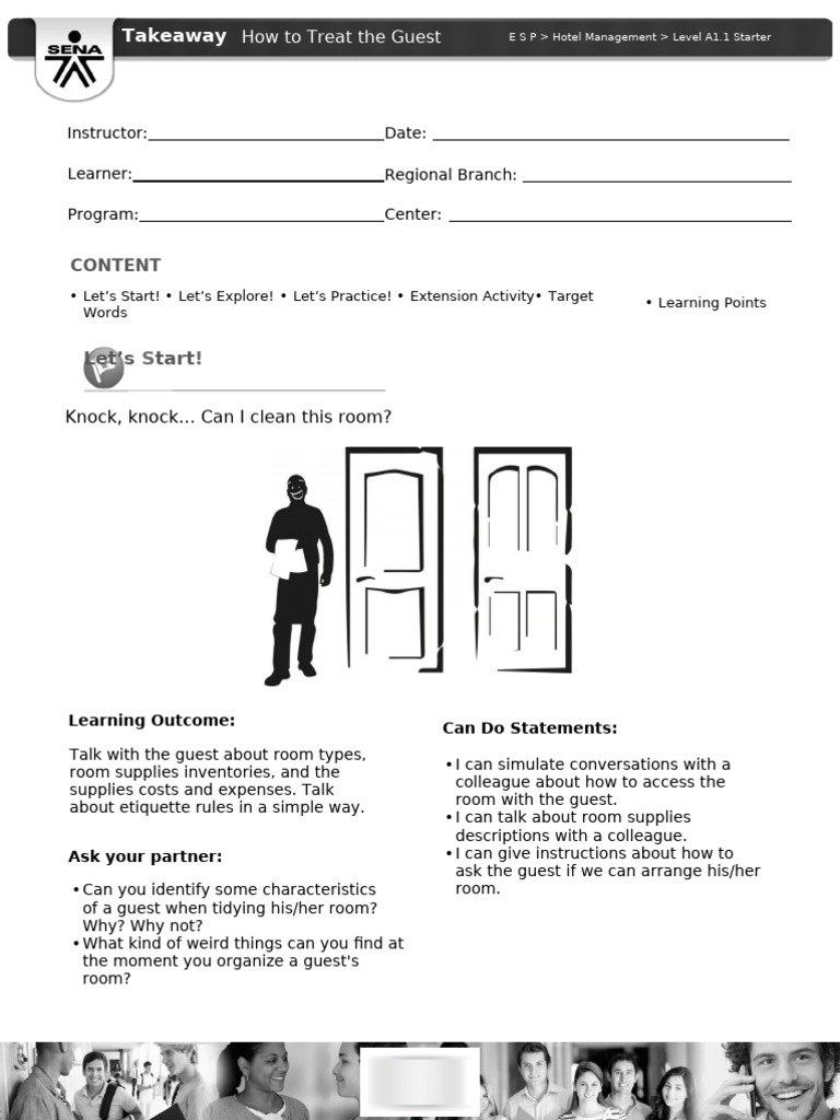 Treating Hotel Guests Effectively | PDF | Noun | Plural