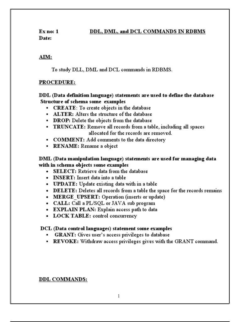 DBMS Lab | PDF | Pl/Sql | Software Engineering