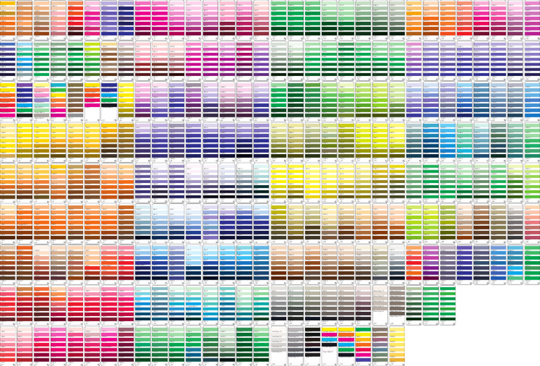 Lista de colores Pantone C | PDF