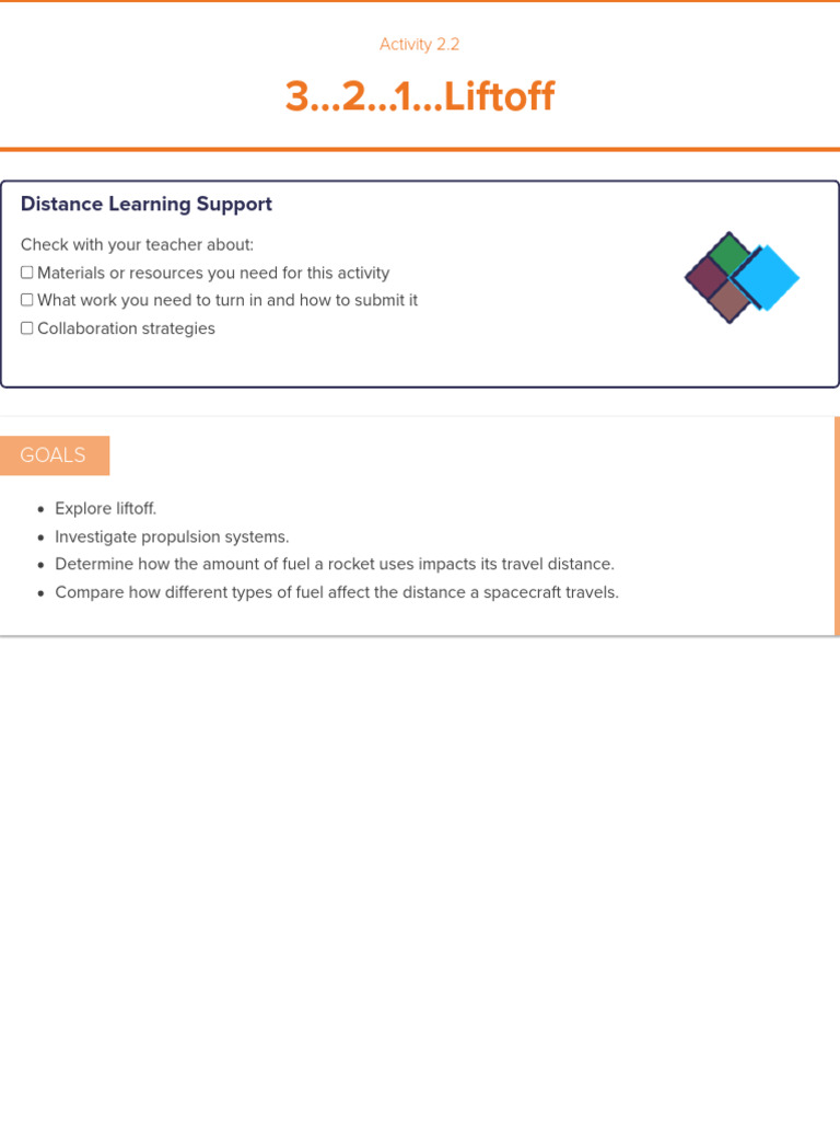 Activity 2.2 - 3..2..1..liftoff | PDF | Rocket Propellant | Rocket