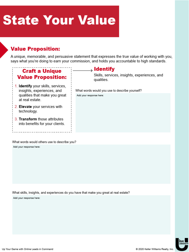 Real Estate Agent Value Guide | PDF | Law