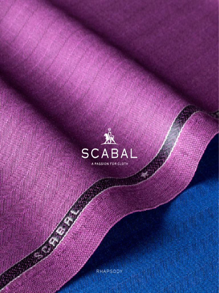 Scabal Rhapsody Collection | PDF | Textile Arts | Textiles