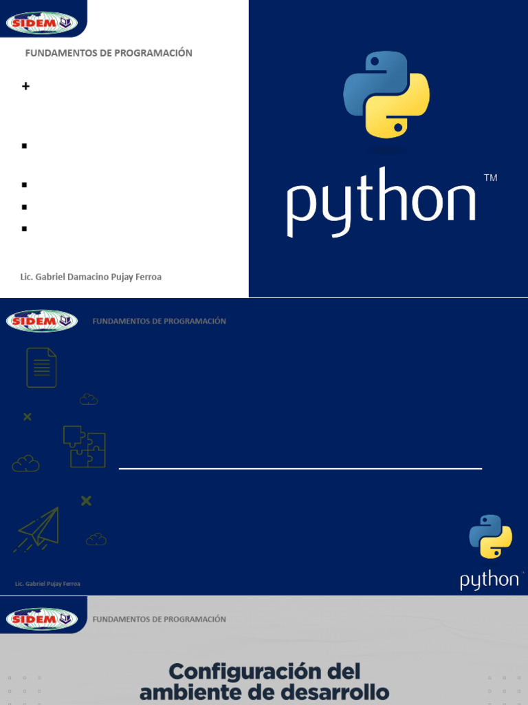 Sesion 10-Fundamentos de Python | PDF | Informática | Ingeniería de software