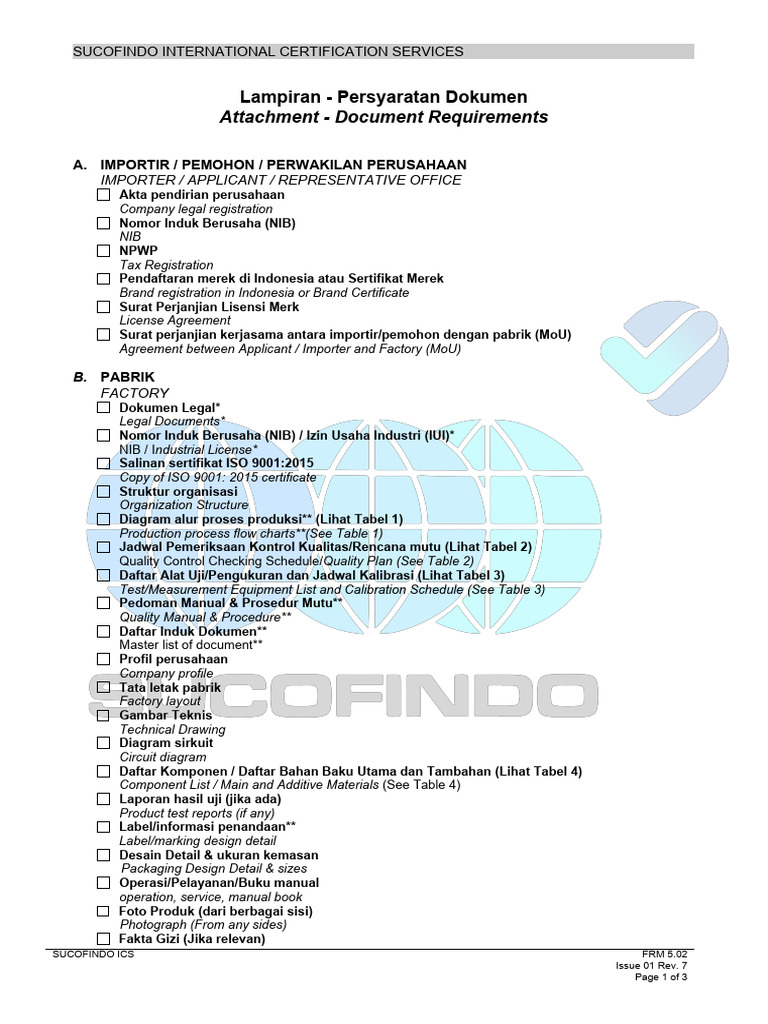 Importer & Factory Certification Guide | PDF