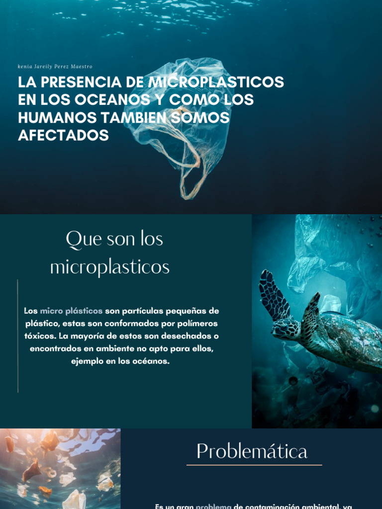 Microplásticos en océanos y su impacto humano | PDF