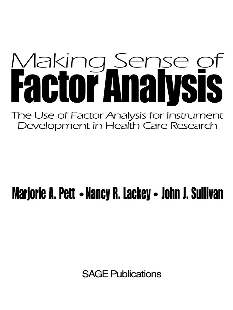 Factor Analysis | PDF | Factor Analysis | Analysis Of Variance