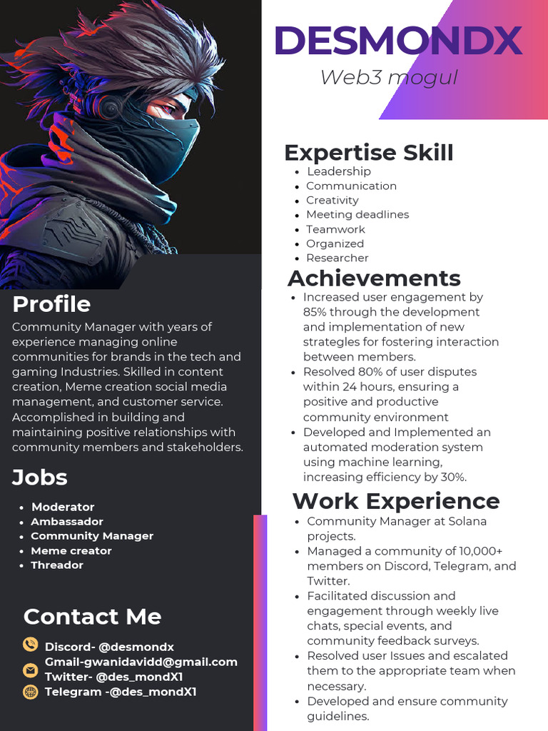 Professional CV Resume - 20240227 - 225156 - 0000 | PDF | Social Media ...